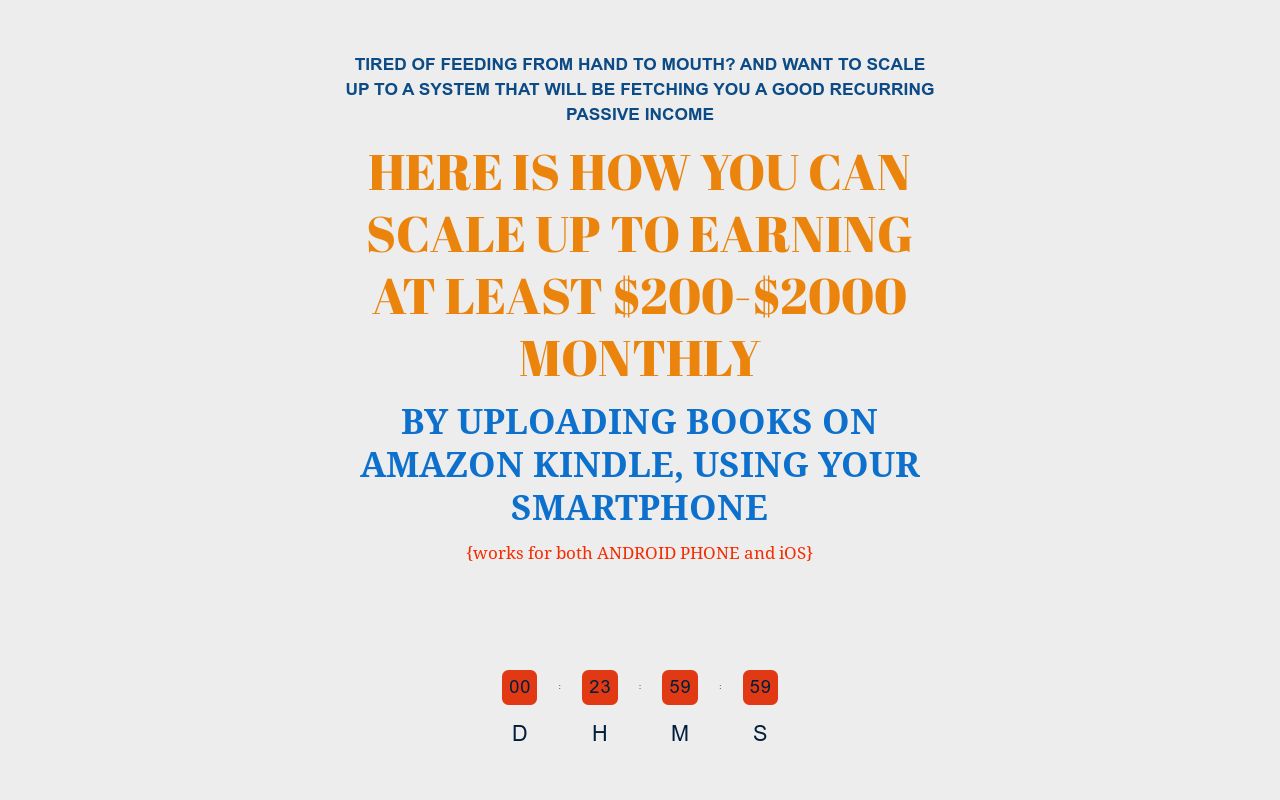 AMAZON KINDLE PUBLISHING BOOT CAMP